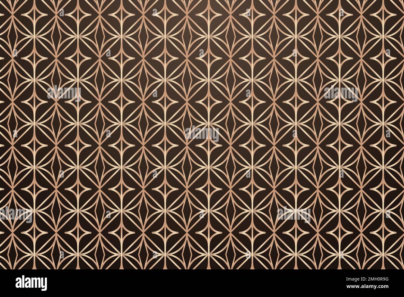 Seamless golden round geometric patterned background design resource ...