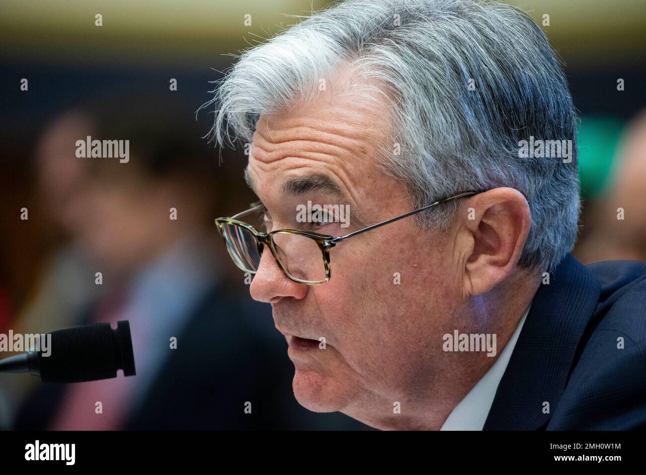 Federal Reserve Chairman Jerome Powell testifies before the House ...