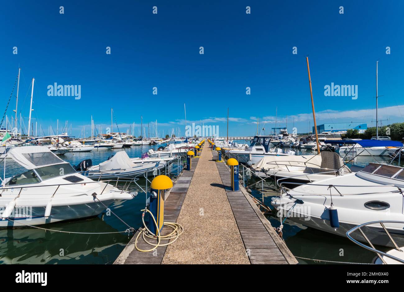 Pescara (Italy) - The big city along the Adriatic sea with Ponte del ...