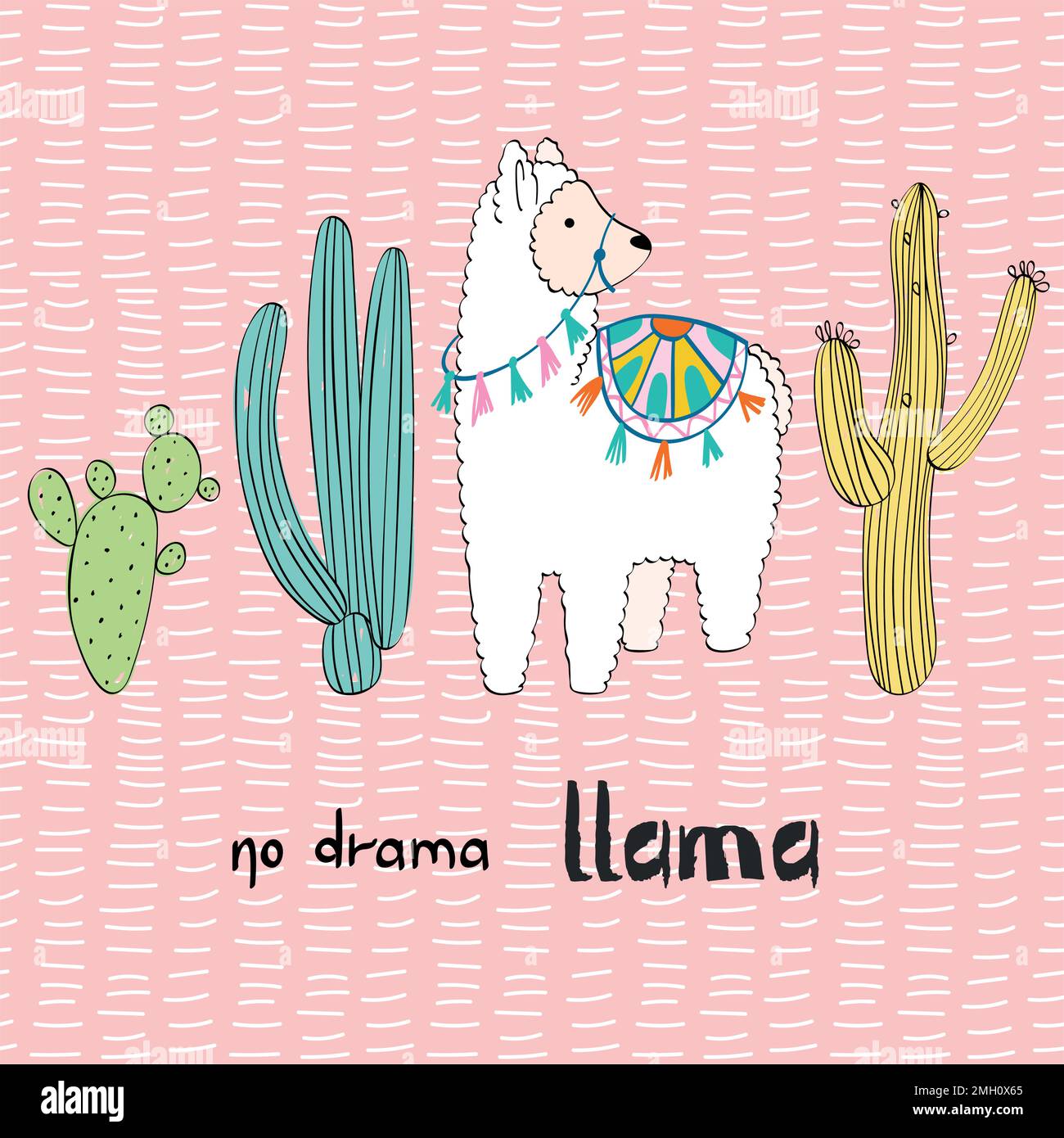 No drama llama Stock Vector Image & Art - Alamy