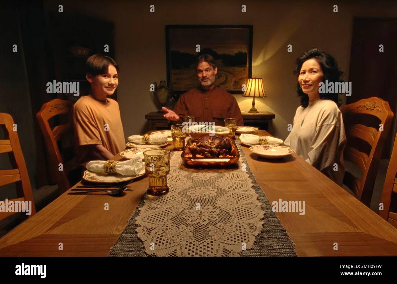 DAUGHTER, from left: Ian Alexander, Casper Van Dien, Elyse Dinh, 2022 ...