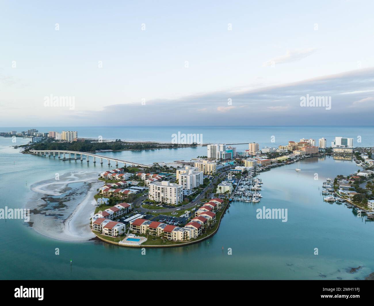 Aerial view sand key clearwater hi-res stock photography and images - Alamy