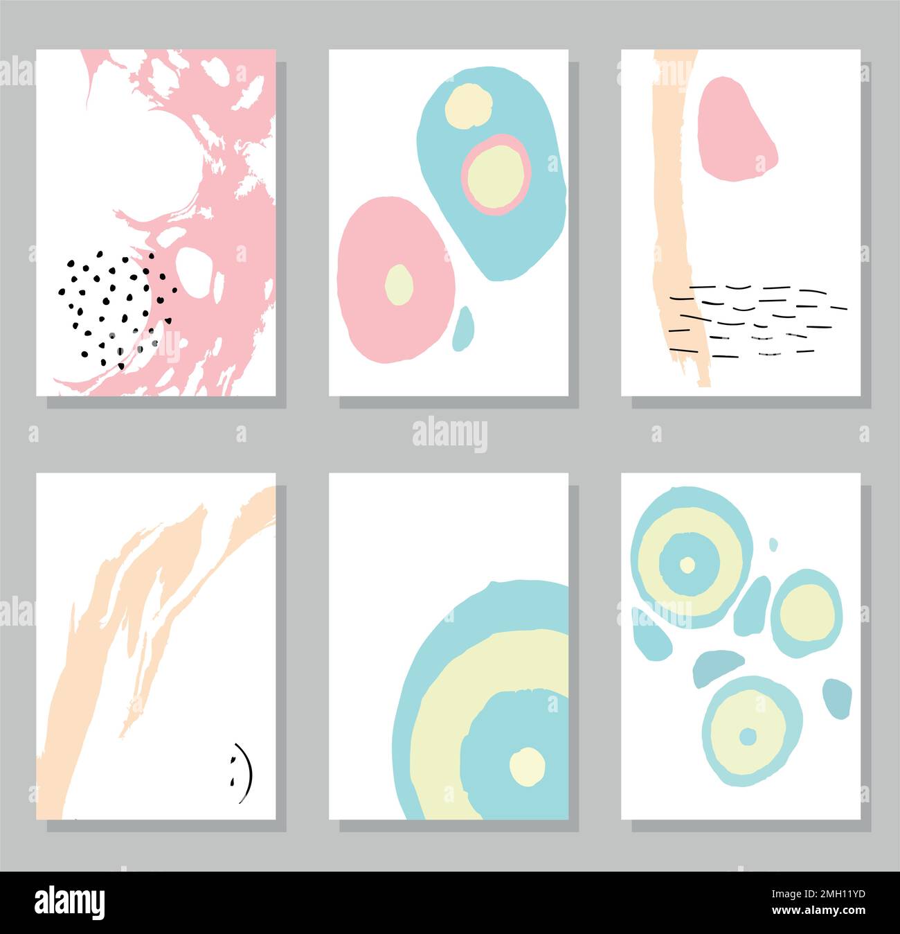 creative trendy cards Stock Vector Image & Art - Alamy