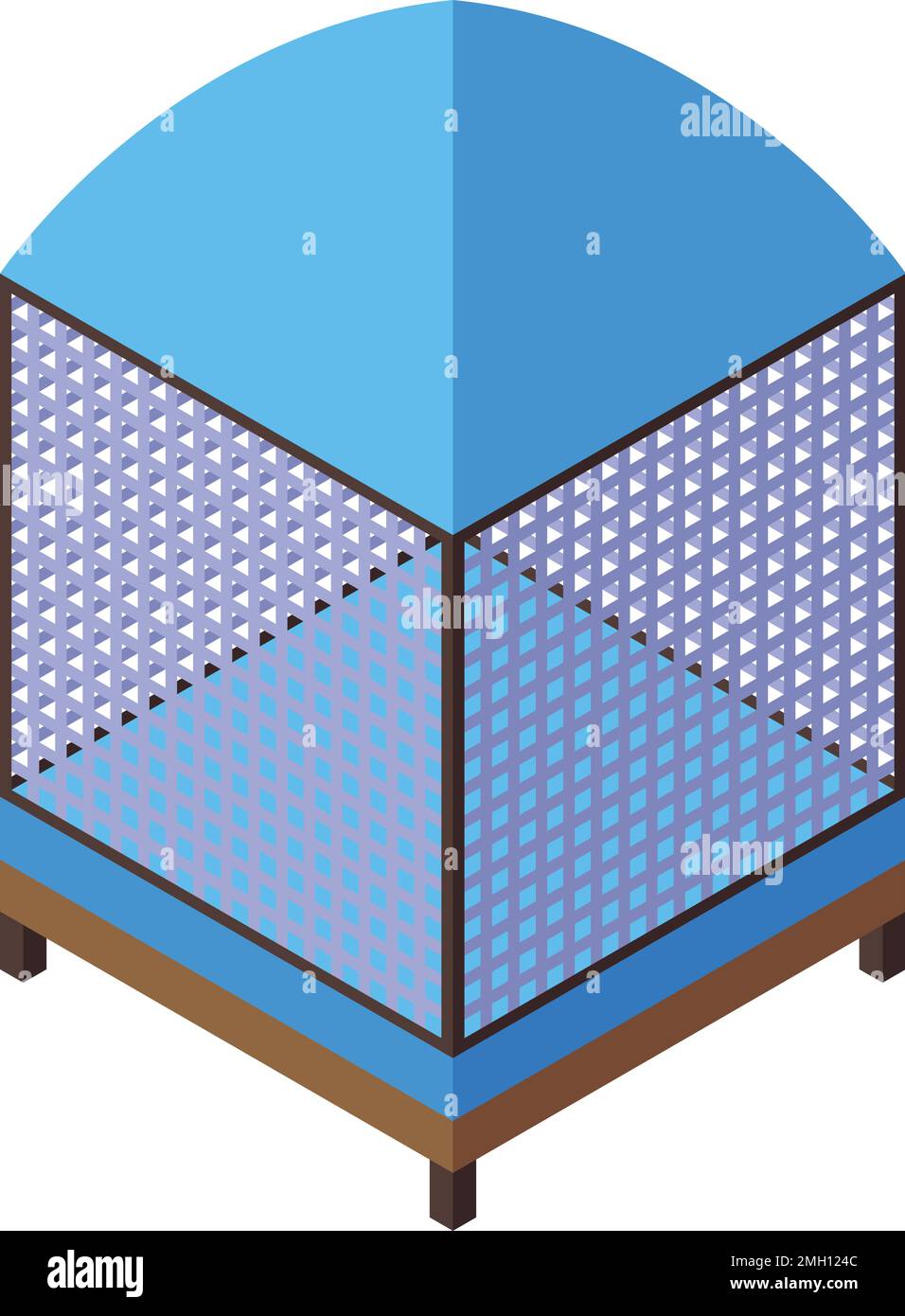 Mosquito protective zone icon isometric vector. Dengue protection ...