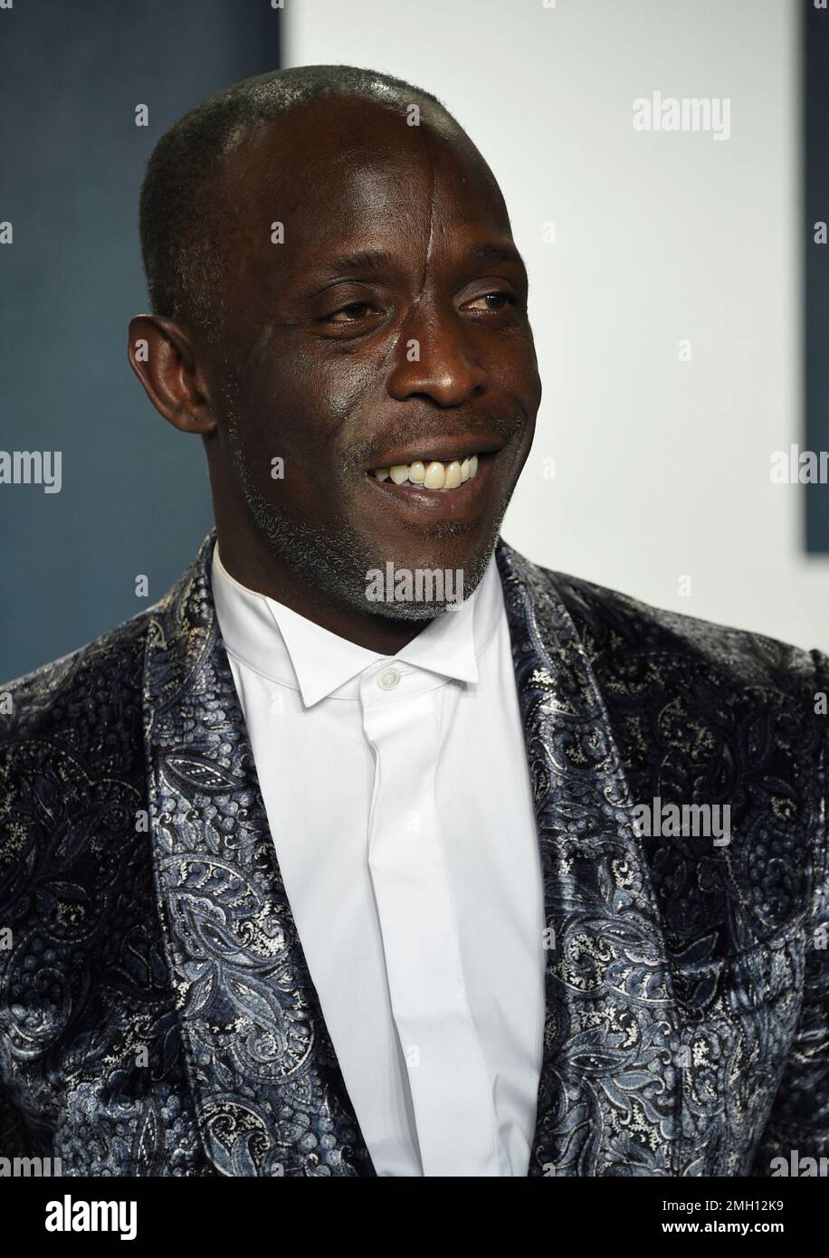 Michael K. Williams arrives at the Vanity Fair Oscar Party on Sunday ...