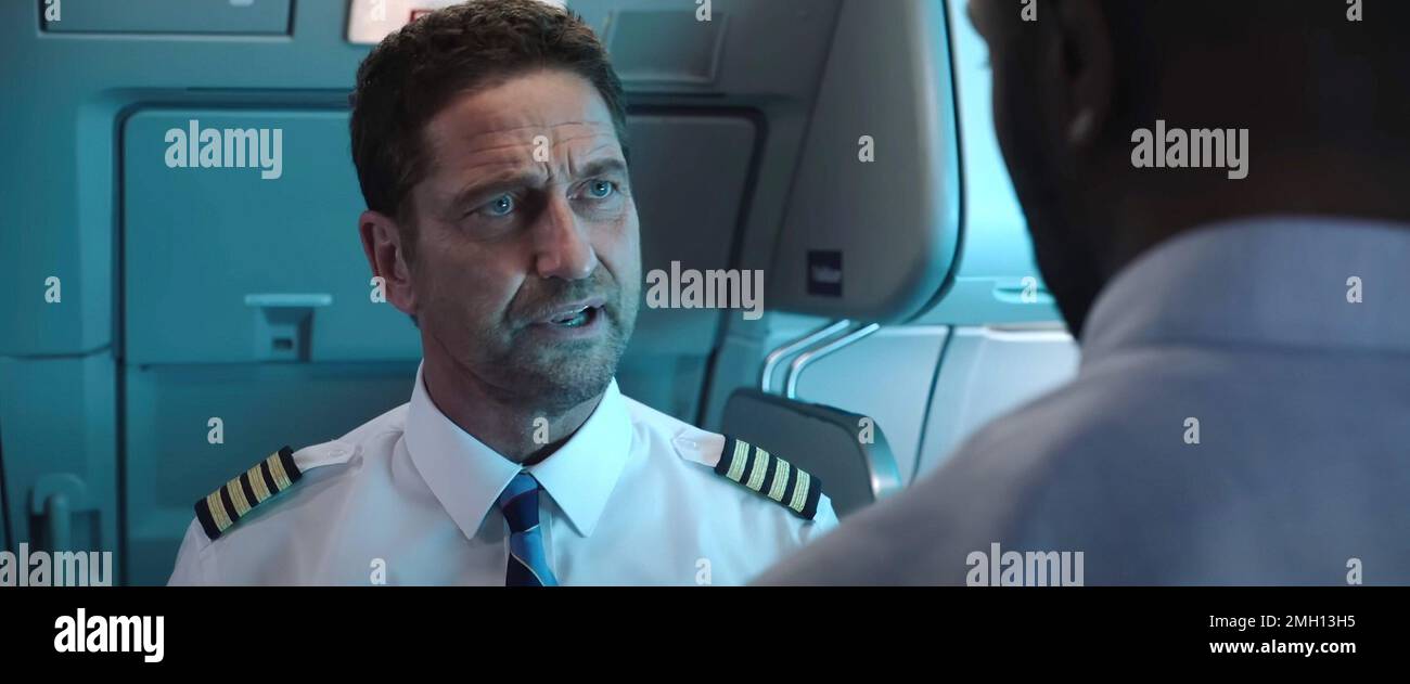 PLANE, from left: Gerard Butler, Otis Winston, 2023. © Lionsgate ...