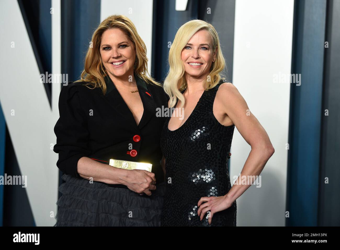Mary McCormack, left, and Chelsea Handler arrive at the Vanity Fair ...