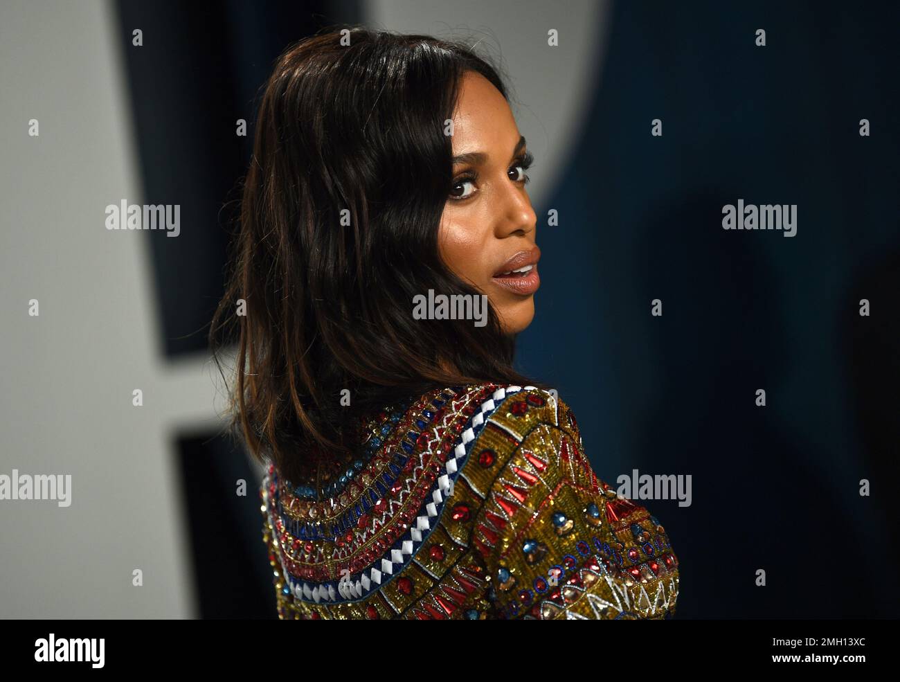 Kerry Washington arrives at the Vanity Fair Oscar Party on Sunday, Feb ...