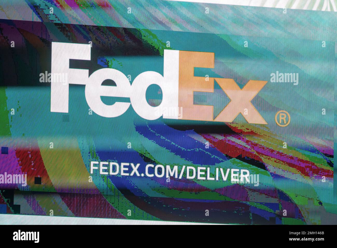 Ad banners during the NFL Super Bowl 54 football game between the San ...