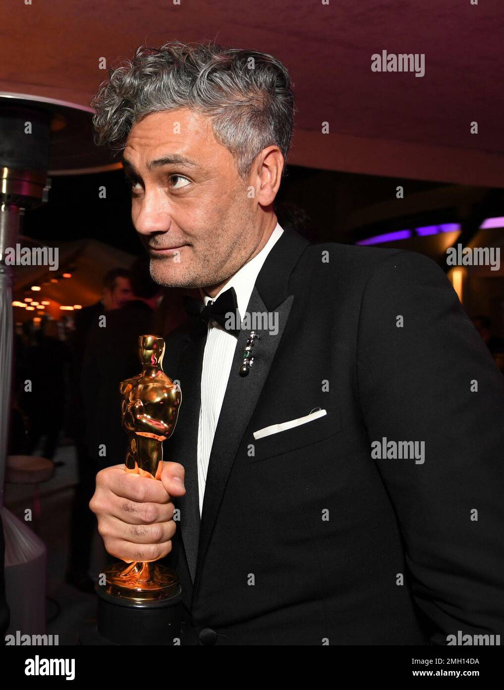 Taika Waititi, winner of the award for best adapted screenplay for ...