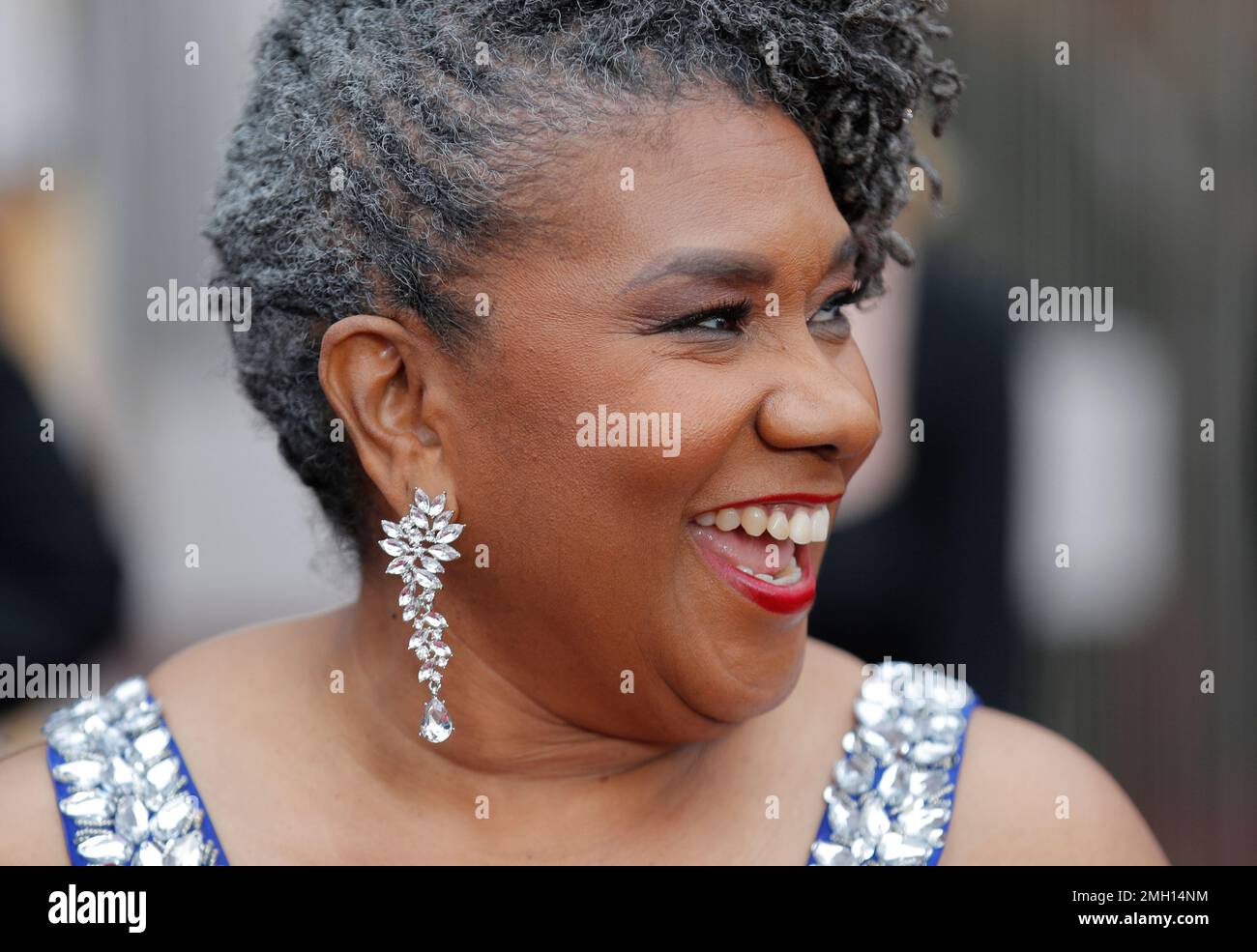 Linda Campbell arrives at the Oscars on Sunday, Feb. 9, 2020, at the ...