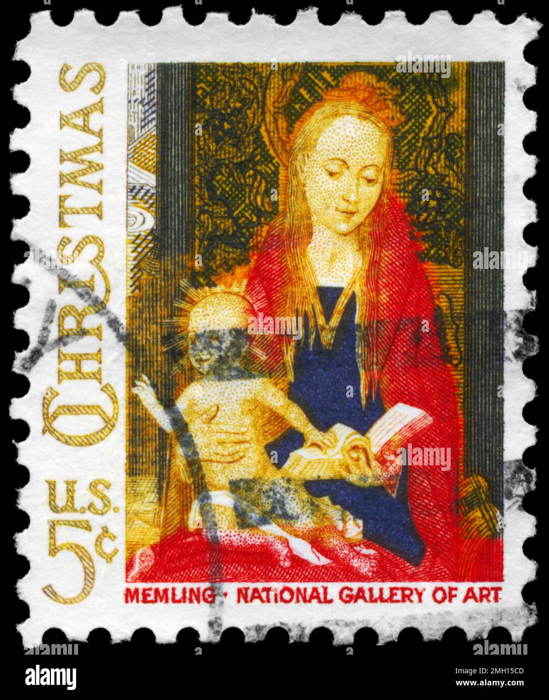 USA - CIRCA 1966: A Stamp printed in USA shows the fragment from ...