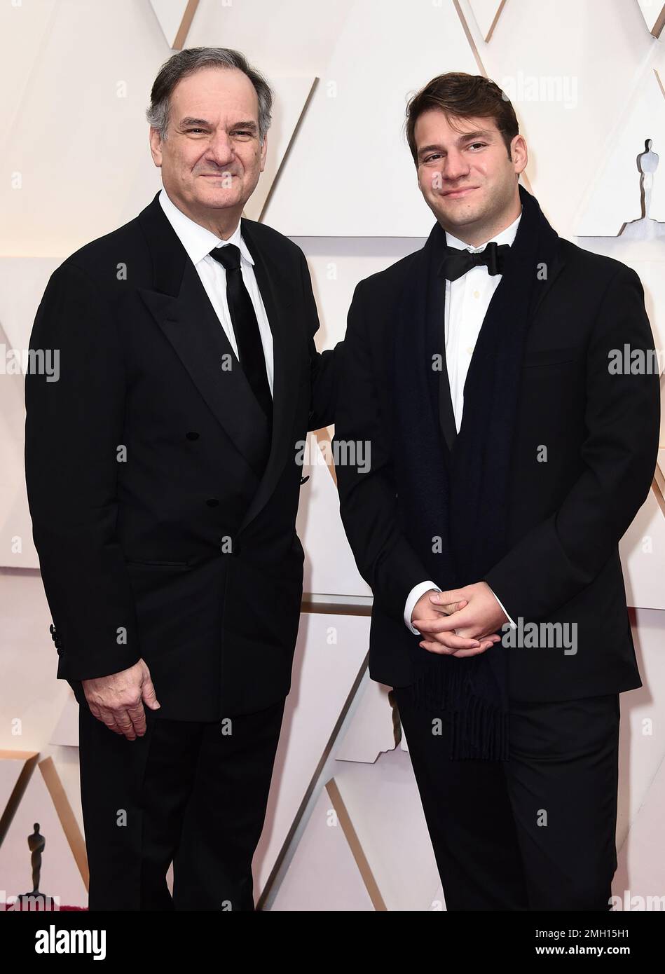 Robert Legato, left, and Michael Legato arrive at the Oscars on Sunday ...