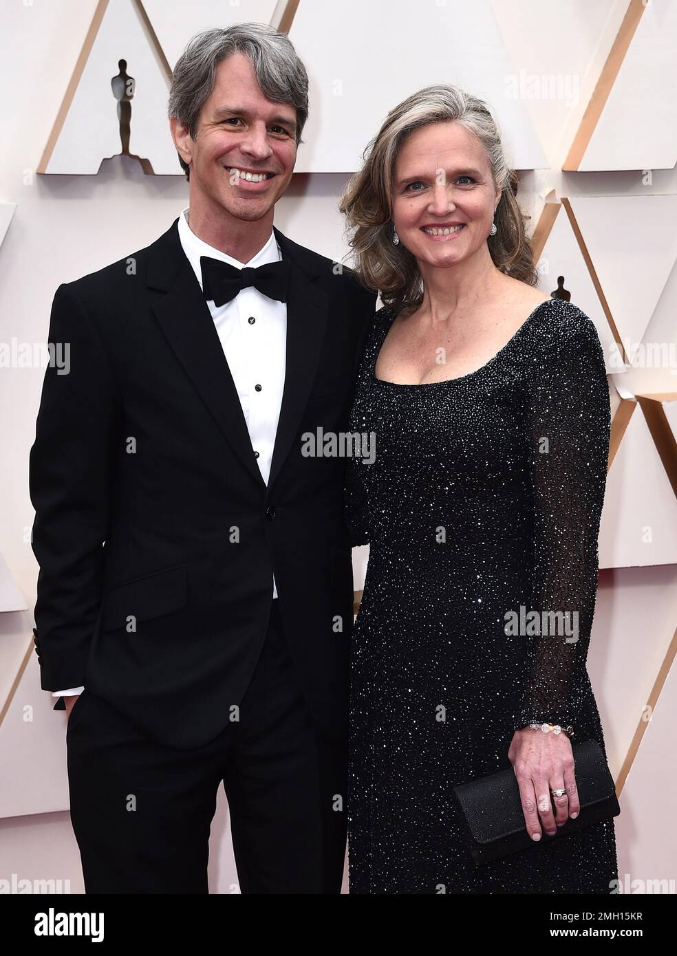 Marshall Curry, left, and Elizabeth Martin arrive at the Oscars on ...