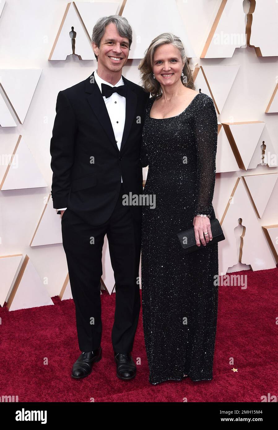 Marshall Curry, left, and Elizabeth Martin arrive at the Oscars on ...