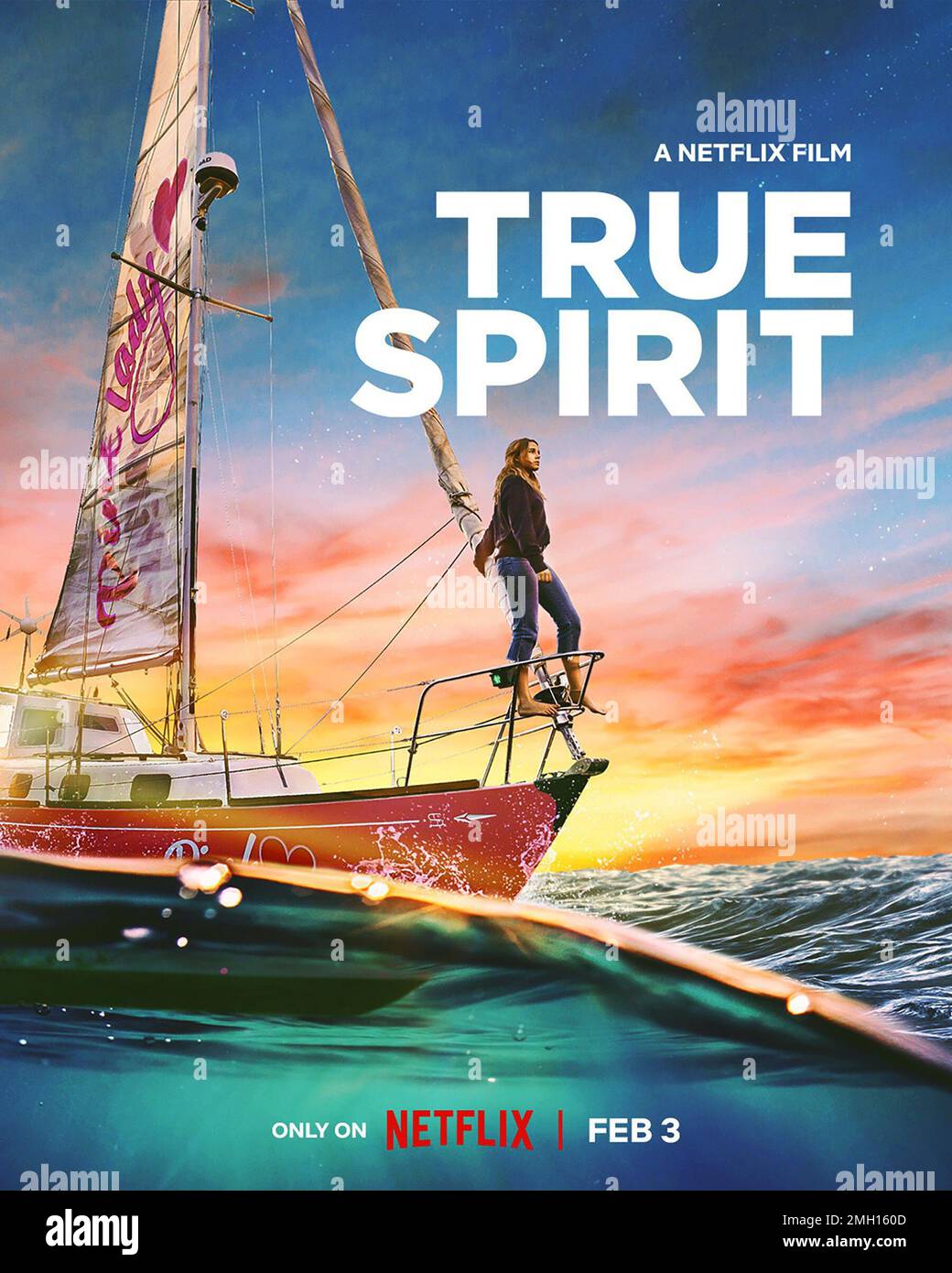 TRUE SPIRIT, poster, Teagan Croft, 2023. © Netflix /Courtesy Everett ...