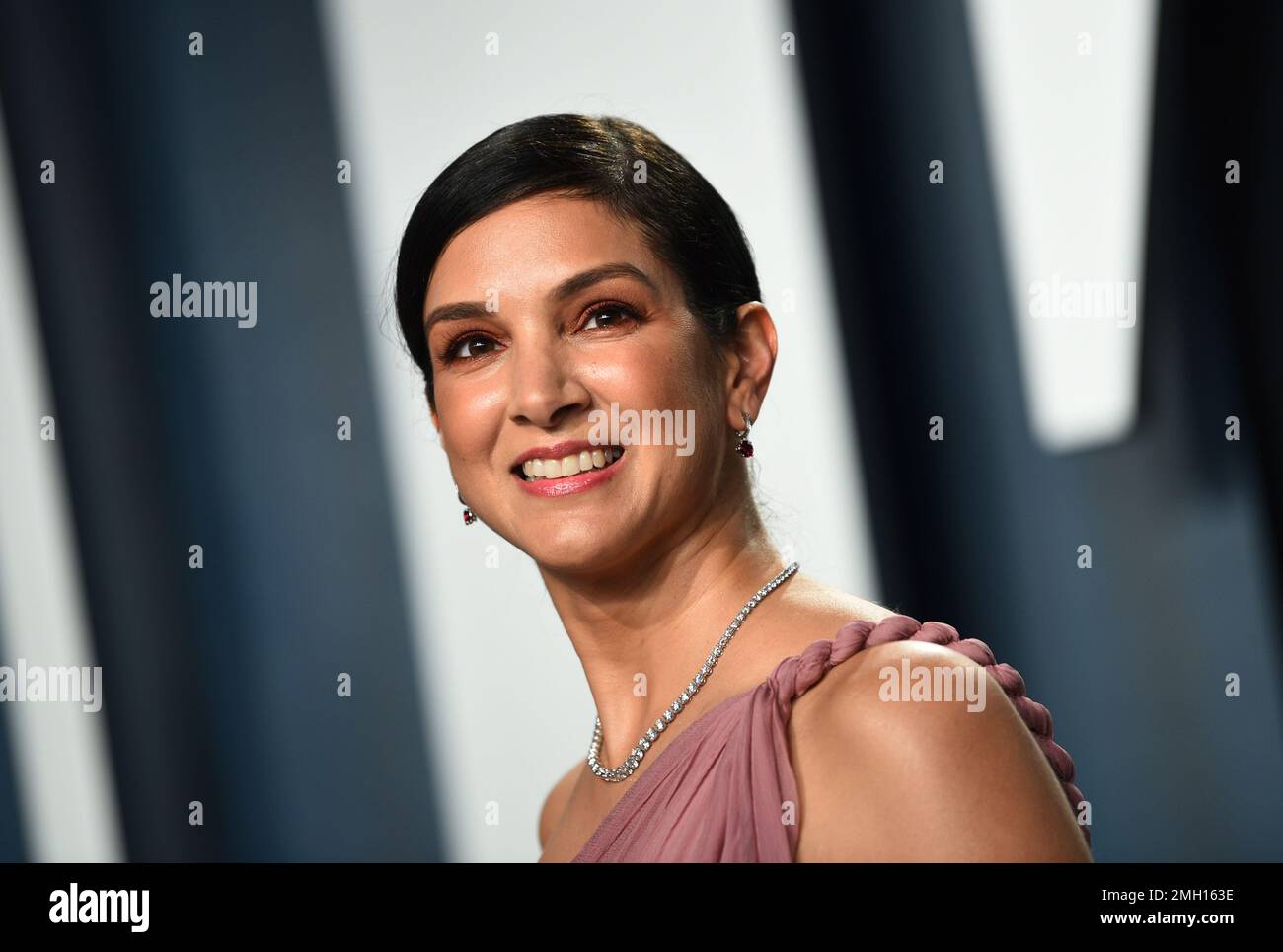 Radhika Jones arrives at the Vanity Fair Oscar Party on Sunday, Feb. 9 ...