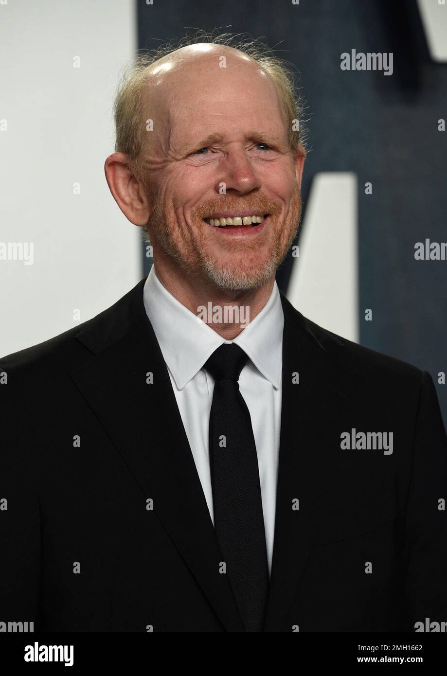 Ron Howard arrives at the Vanity Fair Oscar Party on Sunday, Feb. 9 ...