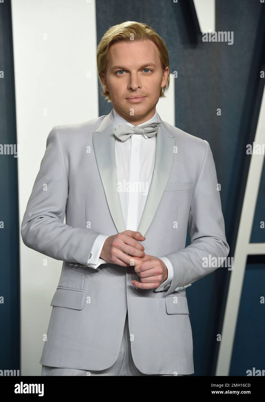 Ronan Farrow arrives at the Vanity Fair Oscar Party on Sunday, Feb. 9 ...