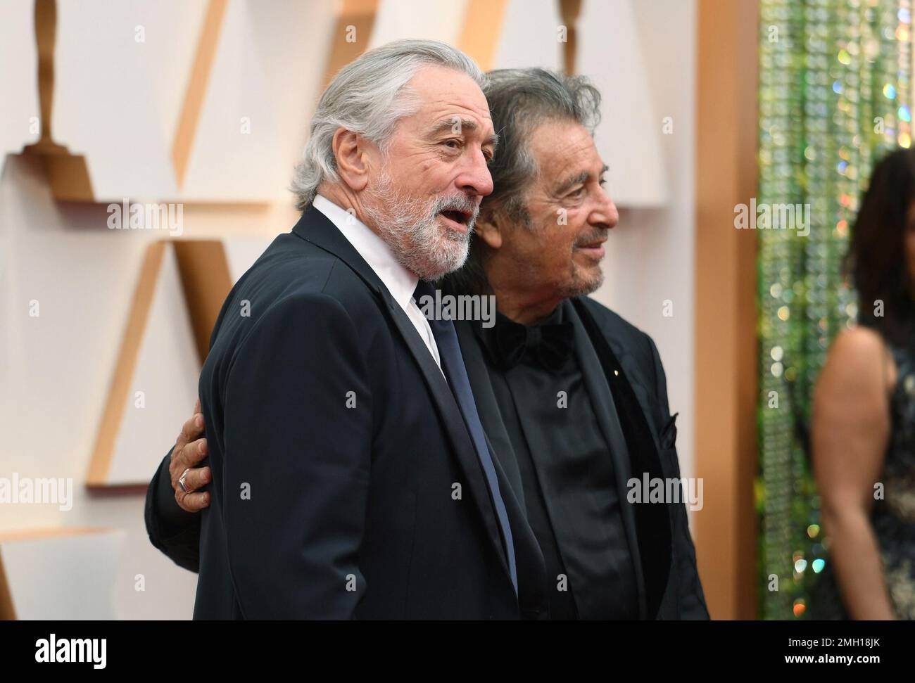Robert De Niro, left, and Al Pacino arrive at the Oscars on Sunday, Feb ...