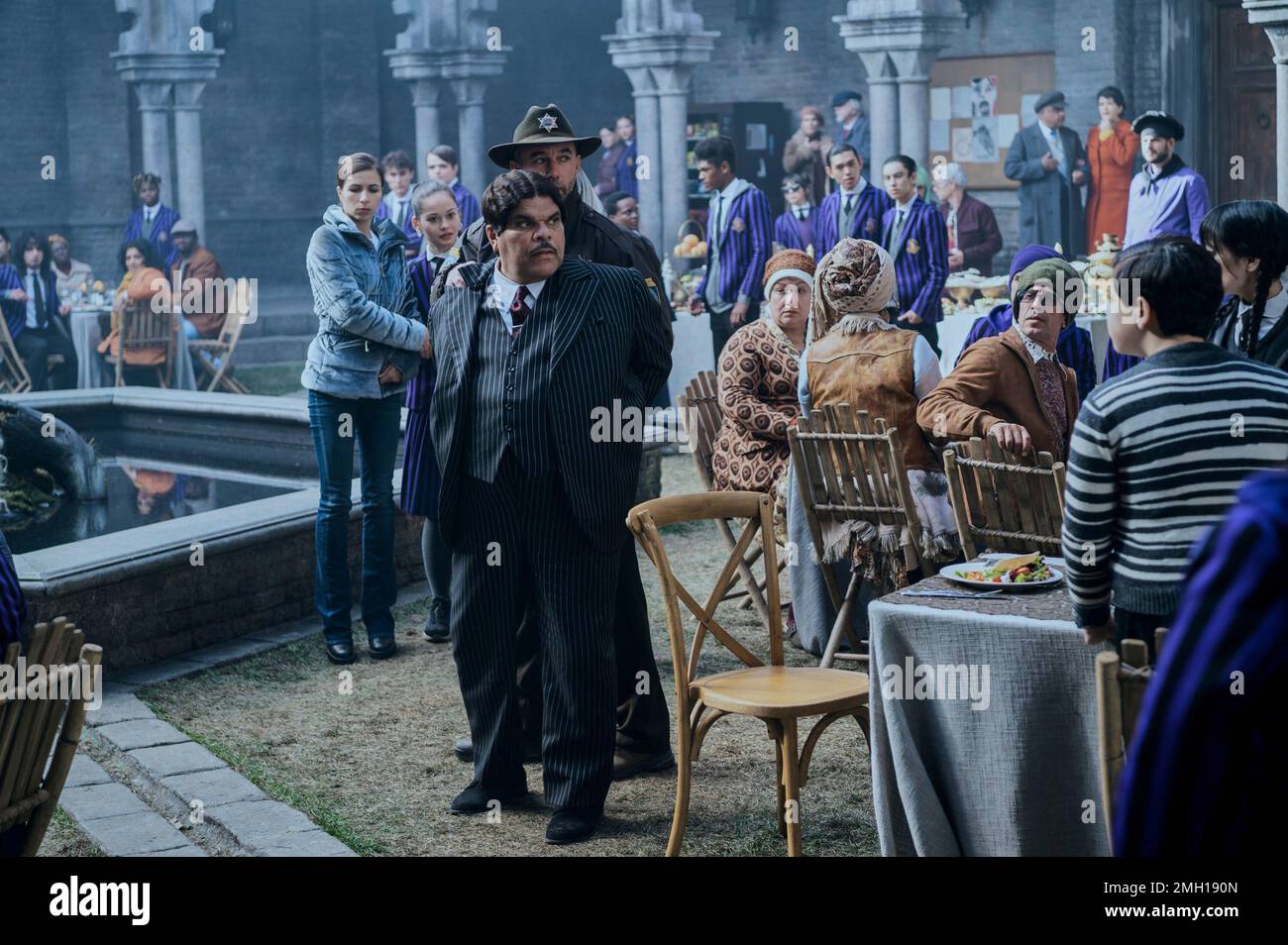 WEDNESDAY, Luis Guzman (center), Jamie McShane (behind center), Issac ...