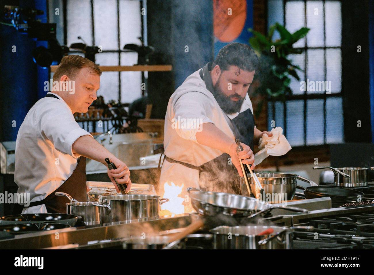 PRESSURE COOKER, from left: Sergei Simonov, Robbie Jester, (Season 1, aired Jan. 6, 2023). photo ...