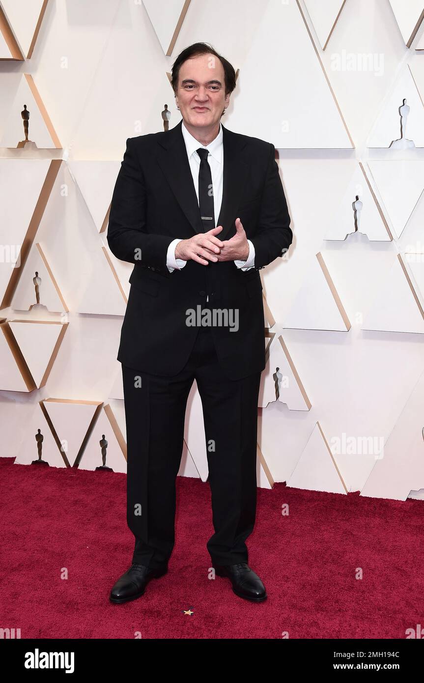 Quentin Tarantino arrives at the Oscars on Sunday, Feb. 9, 2020, at the ...