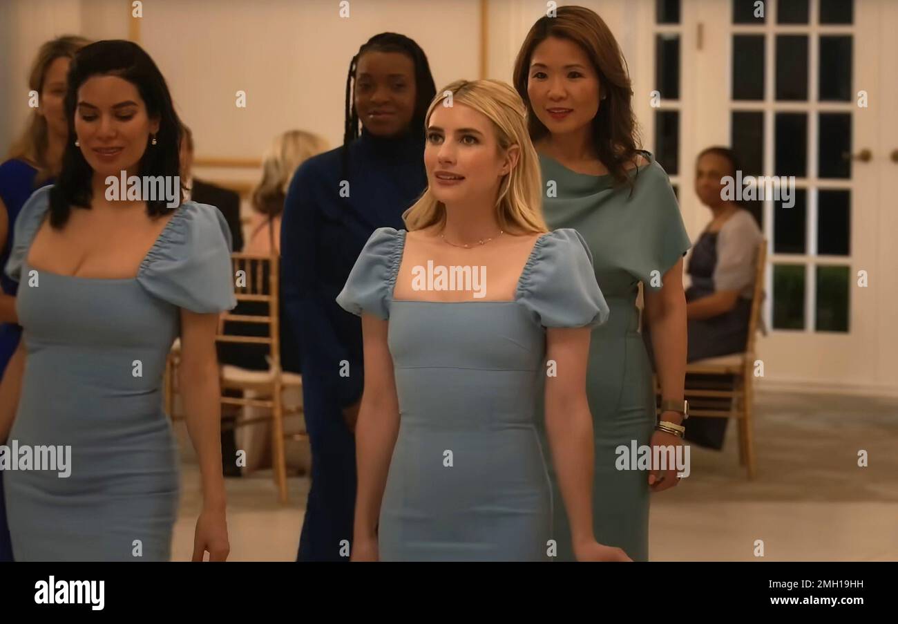 MAYBE I DO, Emma Roberts (center), Gina Jun (right), 2023. © Vertical ...