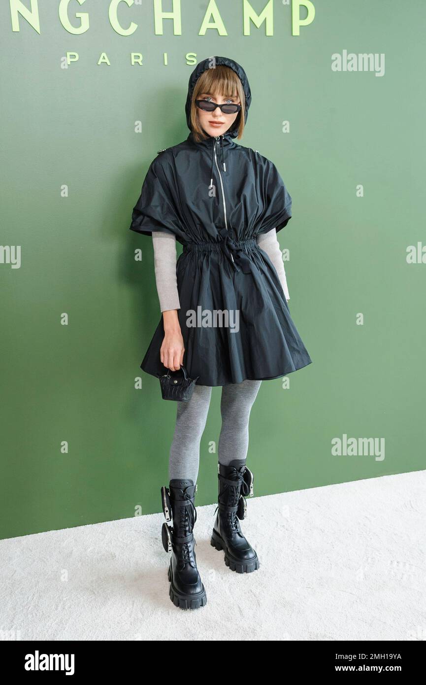 Mary Leest attends NYFW Fall/Winter 2020 - Longchamp at Hudson Commons ...