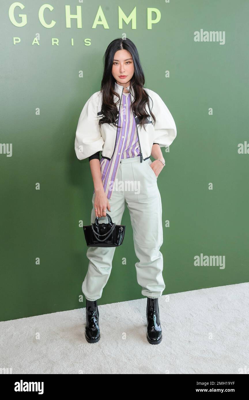 Juwei Teoh attends NYFW Fall/Winter 2020 - Longchamp at Hudson Commons ...