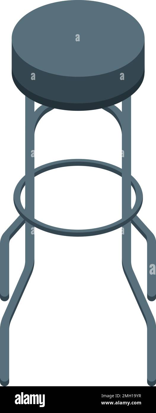 Extreme seat icon isometric vector. Bar stool. Modern interior Stock ...