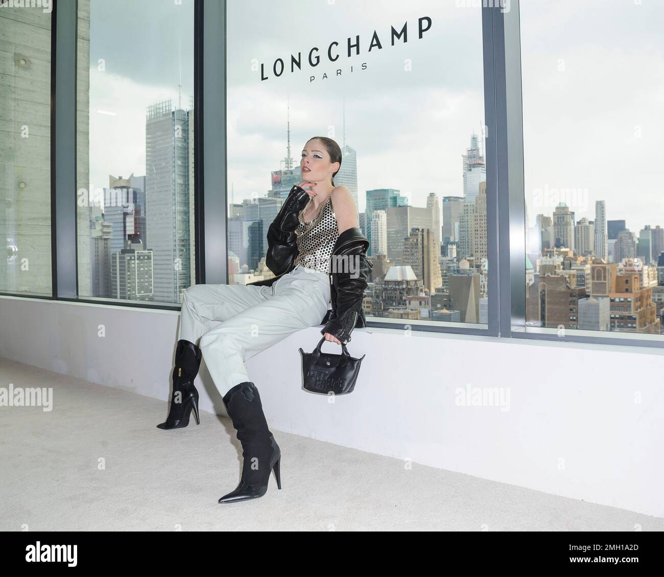 Coco Rocha attends NYFW Fall/Winter 2020 - Longchamp at Hudson Commons ...