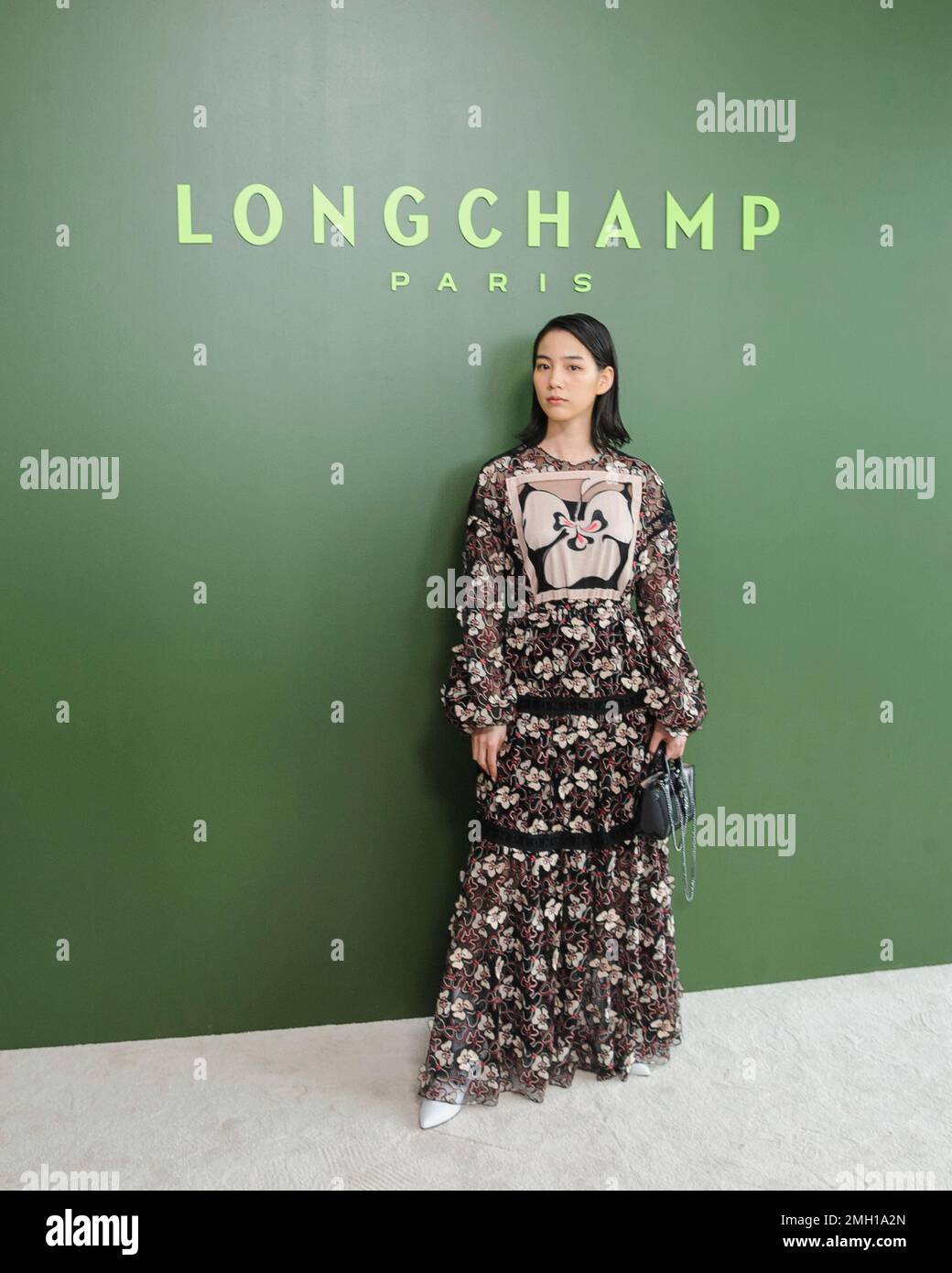 Rena Nōnen attends NYFW Fall/Winter 2020 - Longchamp at Hudson Commons ...