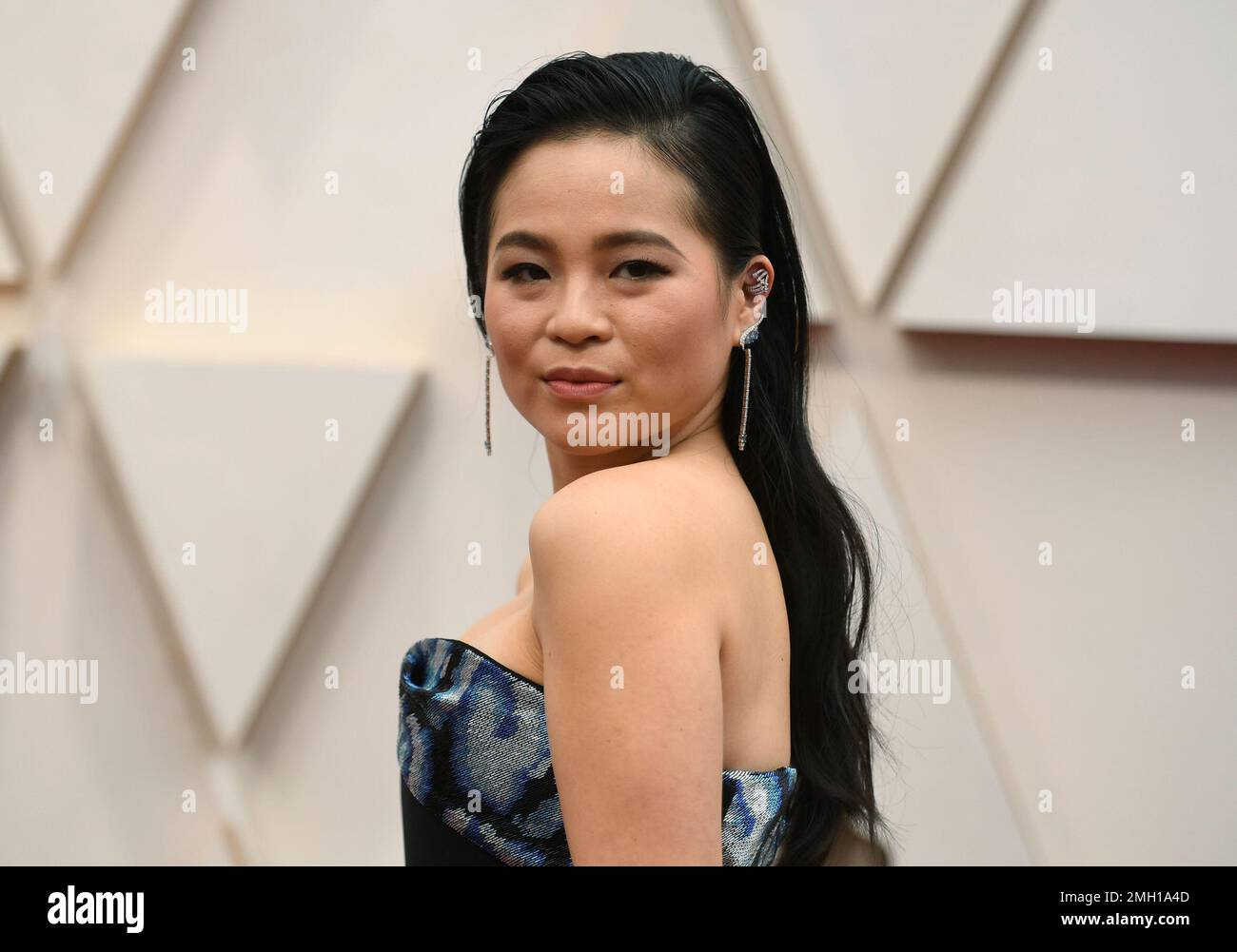 Kelly Marie Tran arrives at the Oscars on Sunday, Feb. 9, 2020, at the ...