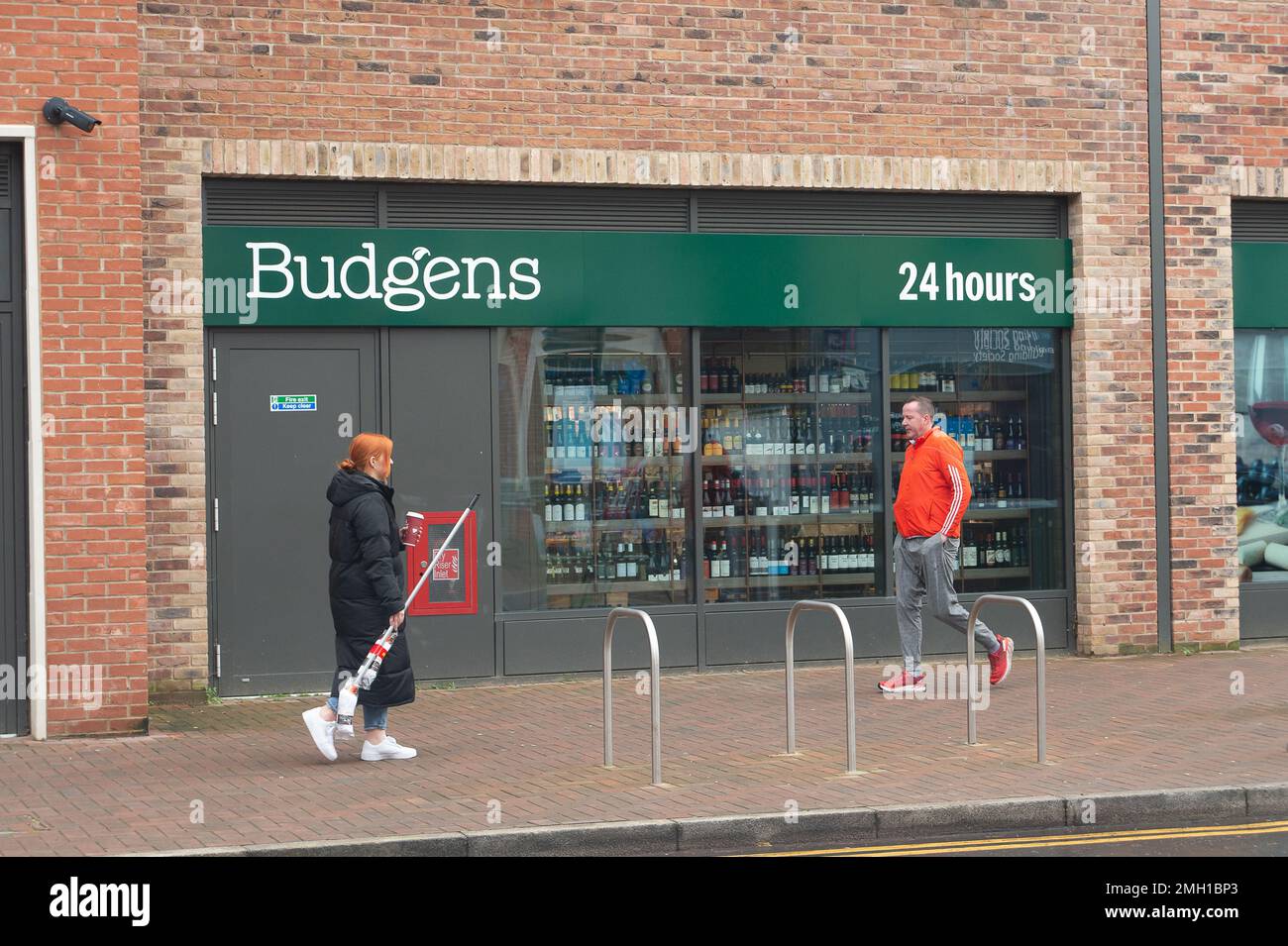 Egham, Surrey, UK. 26th January, 2023. A Budgens supermarket in Egham ...