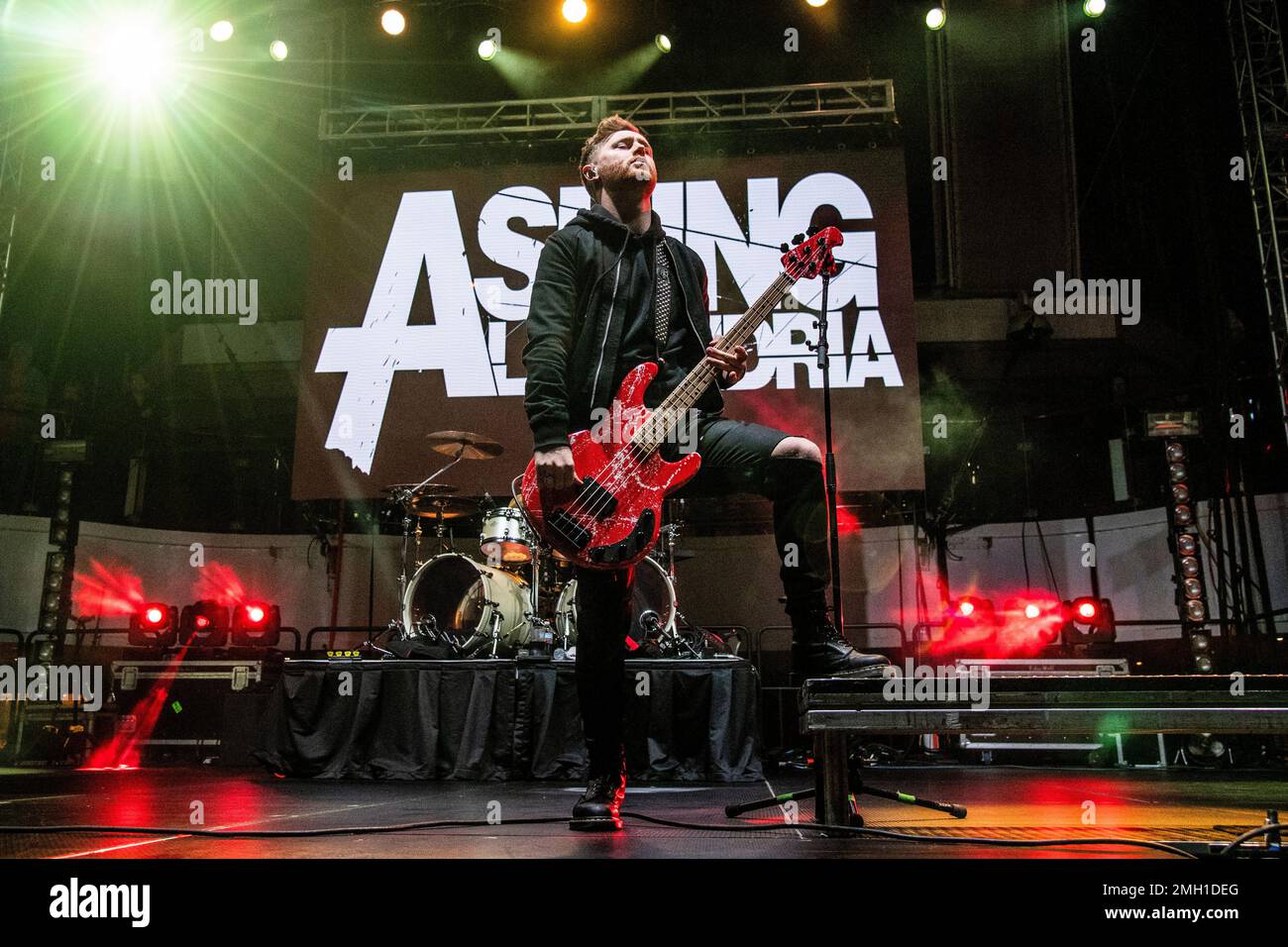 Sam Bettley of Asking Alexandria is seen on board the Carnival Valor ...