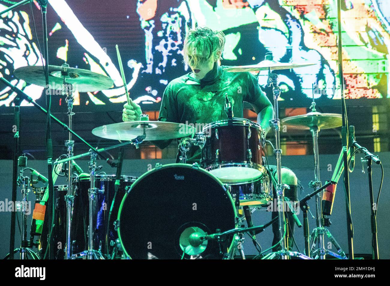 Matt Reinhard of Ded is seen on board the Carnival Valor during day one ...
