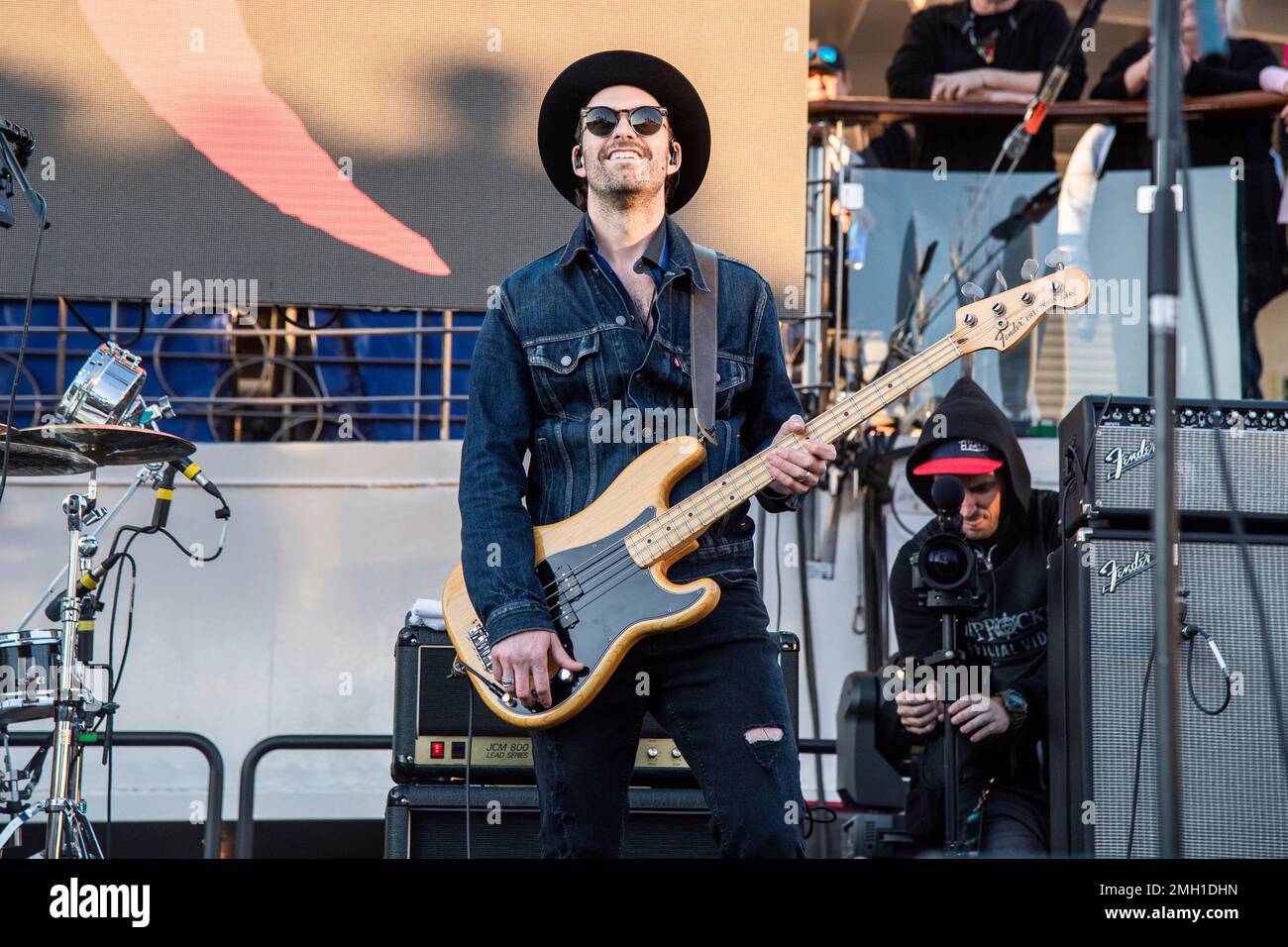 Josh Smith of Halestorm is seen on board the Carnival Valor during day ...