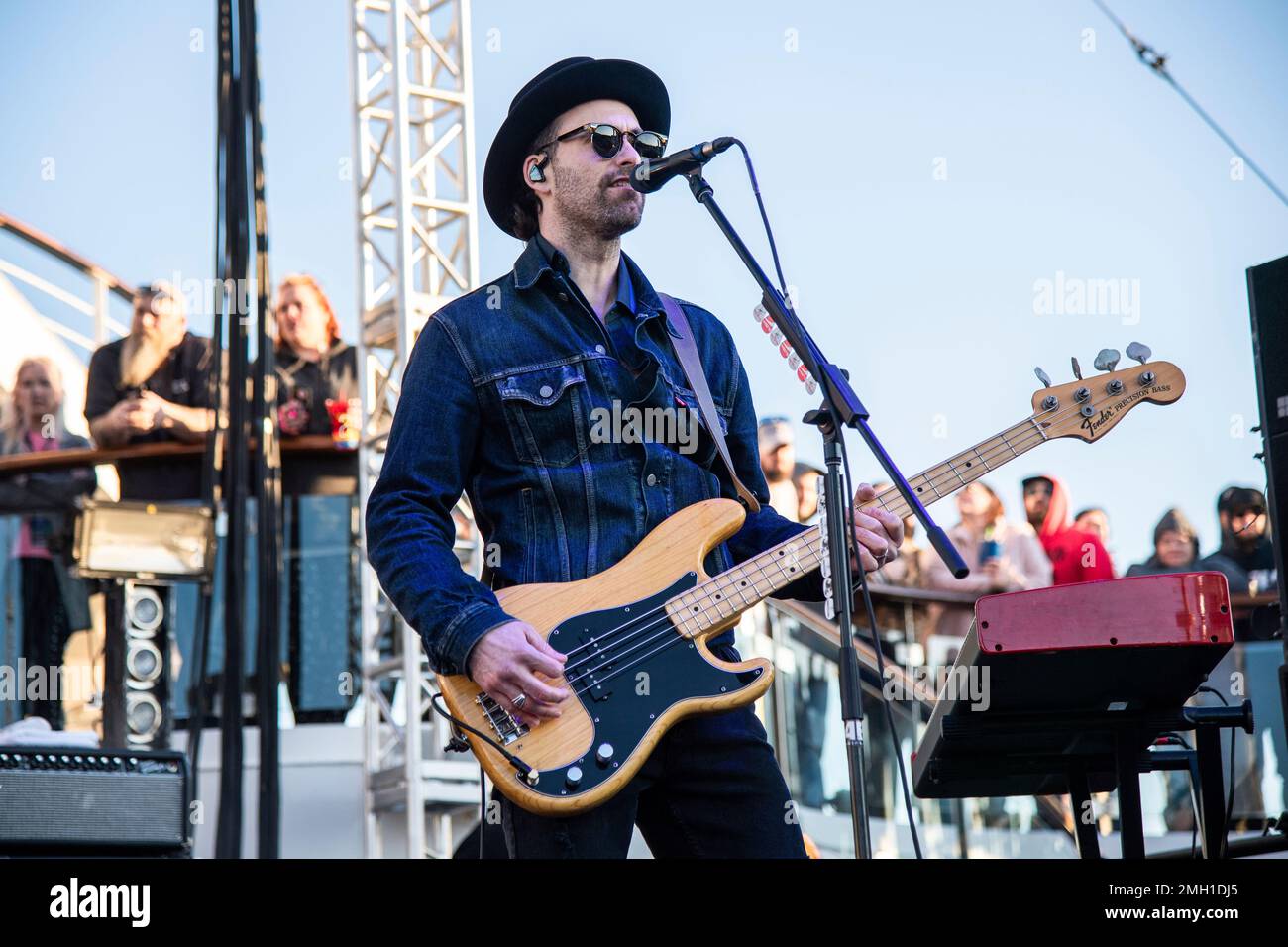Josh Smith of Halestorm is seen on board the Carnival Valor during day ...