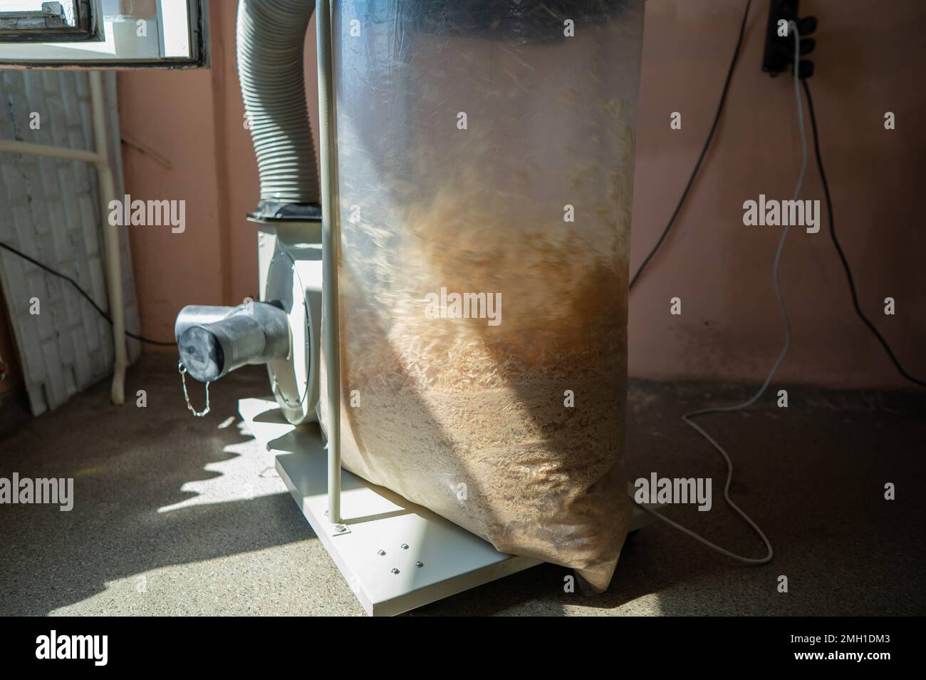 Industrial sawdust collector hi-res stock photography and images - Alamy