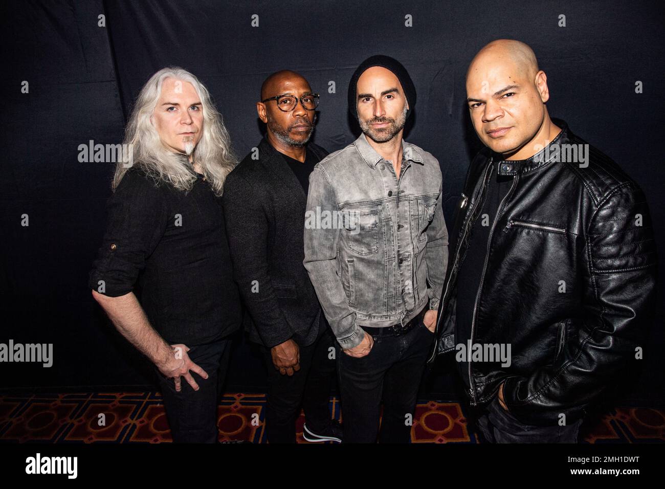 Rock band Ra is seen on board the Carnival Valor during day XX of the ...