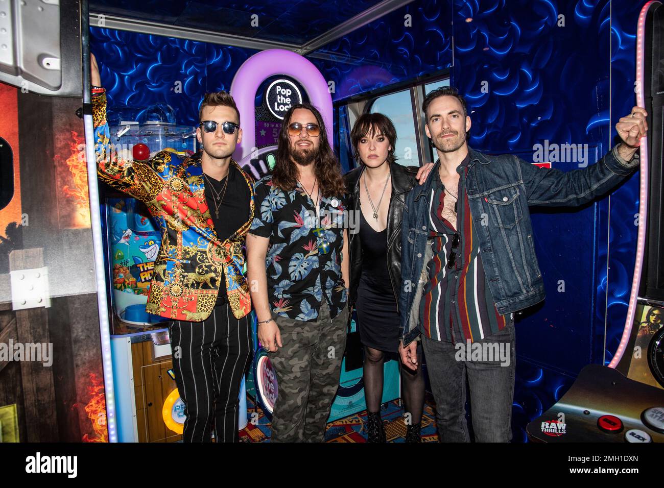 Arejay Hale, from left, Joe Hottinger, Lzzy Hale and Josh Smith of ...