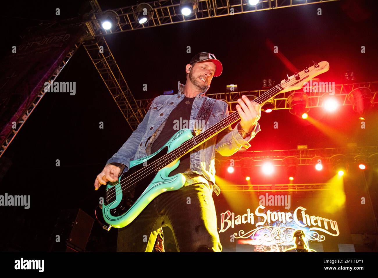 Jon Lawhon of Black Stone Cherry is seen on board the Carnival Valor ...