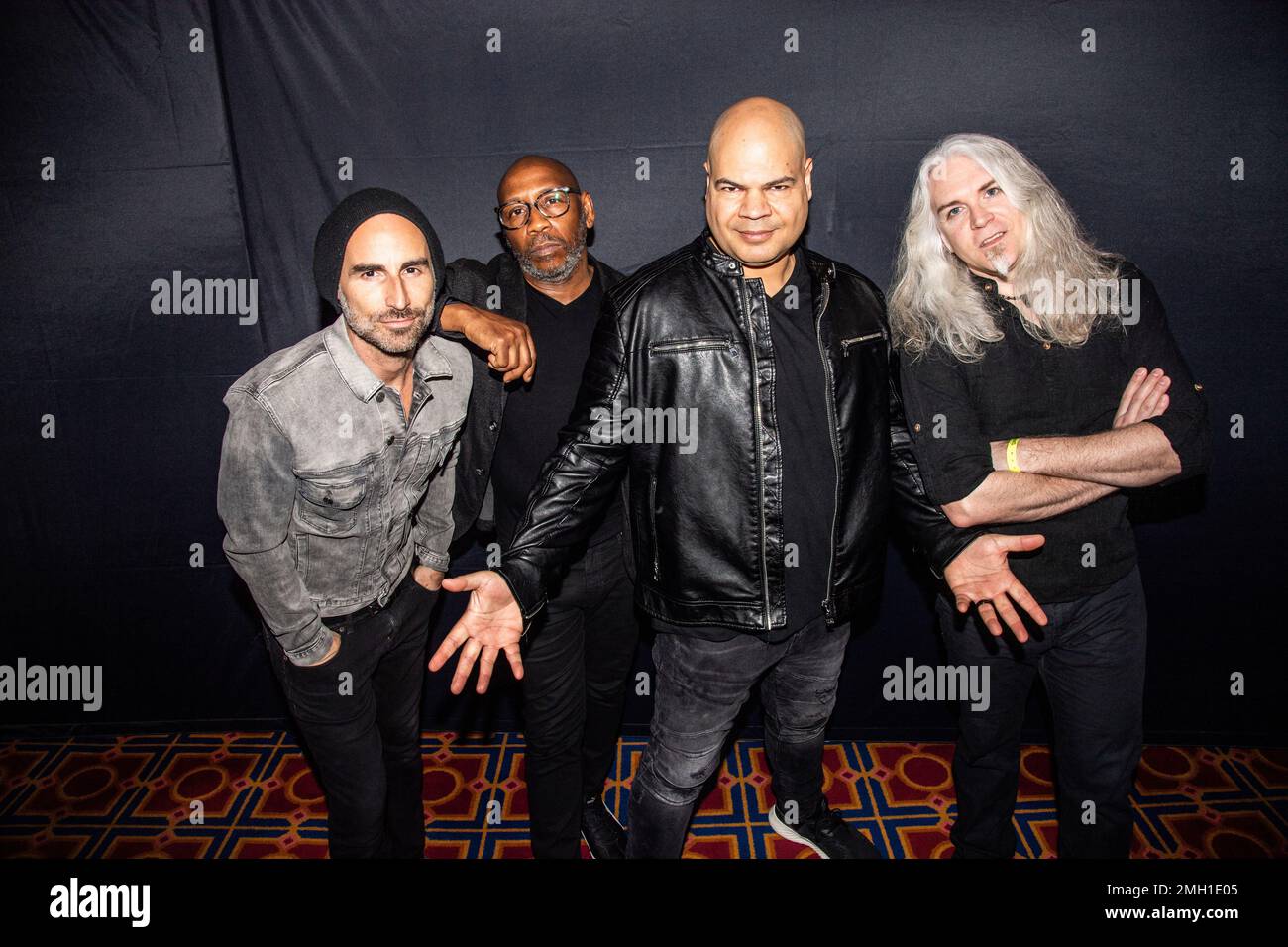 Rock band Ra is seen on board the Carnival Valor during day XX of the ...