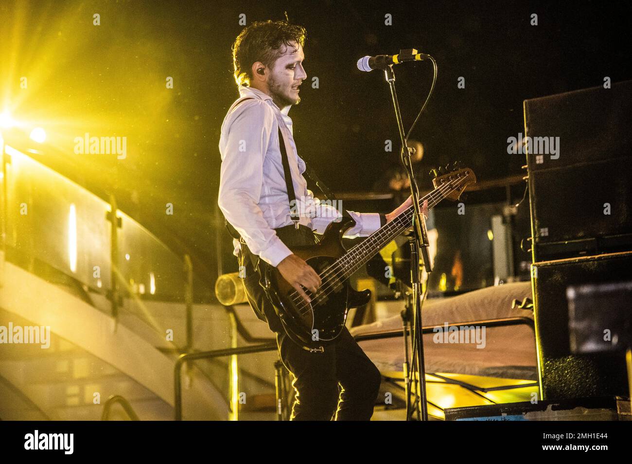 Joe Occhiuti of Ice Nine Kills is seen on board the Carnival Valor ...