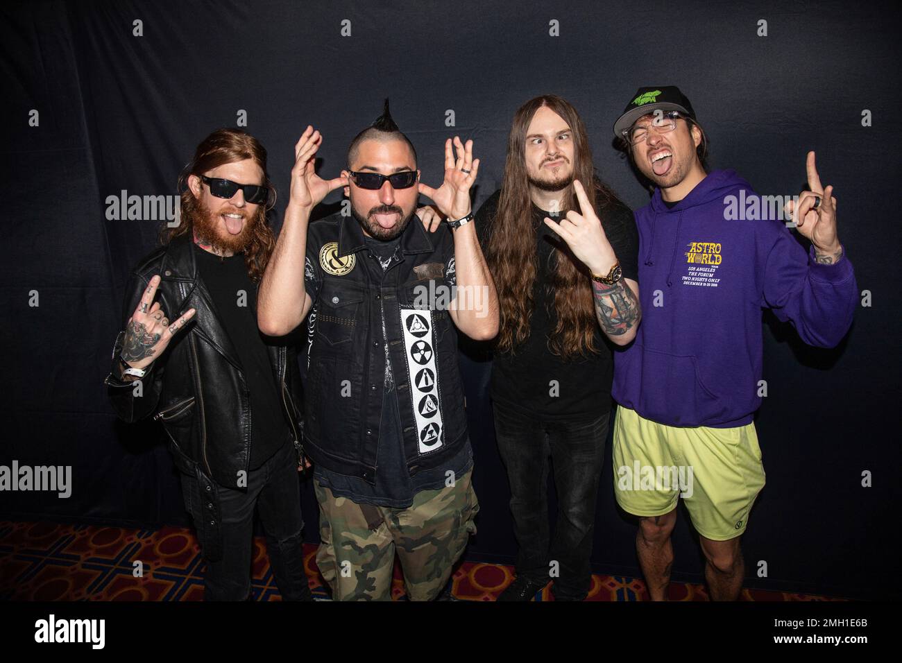 Alan Ashby, from left, David Valentino "Tino" Arteaga, Aaron Pauley and ...