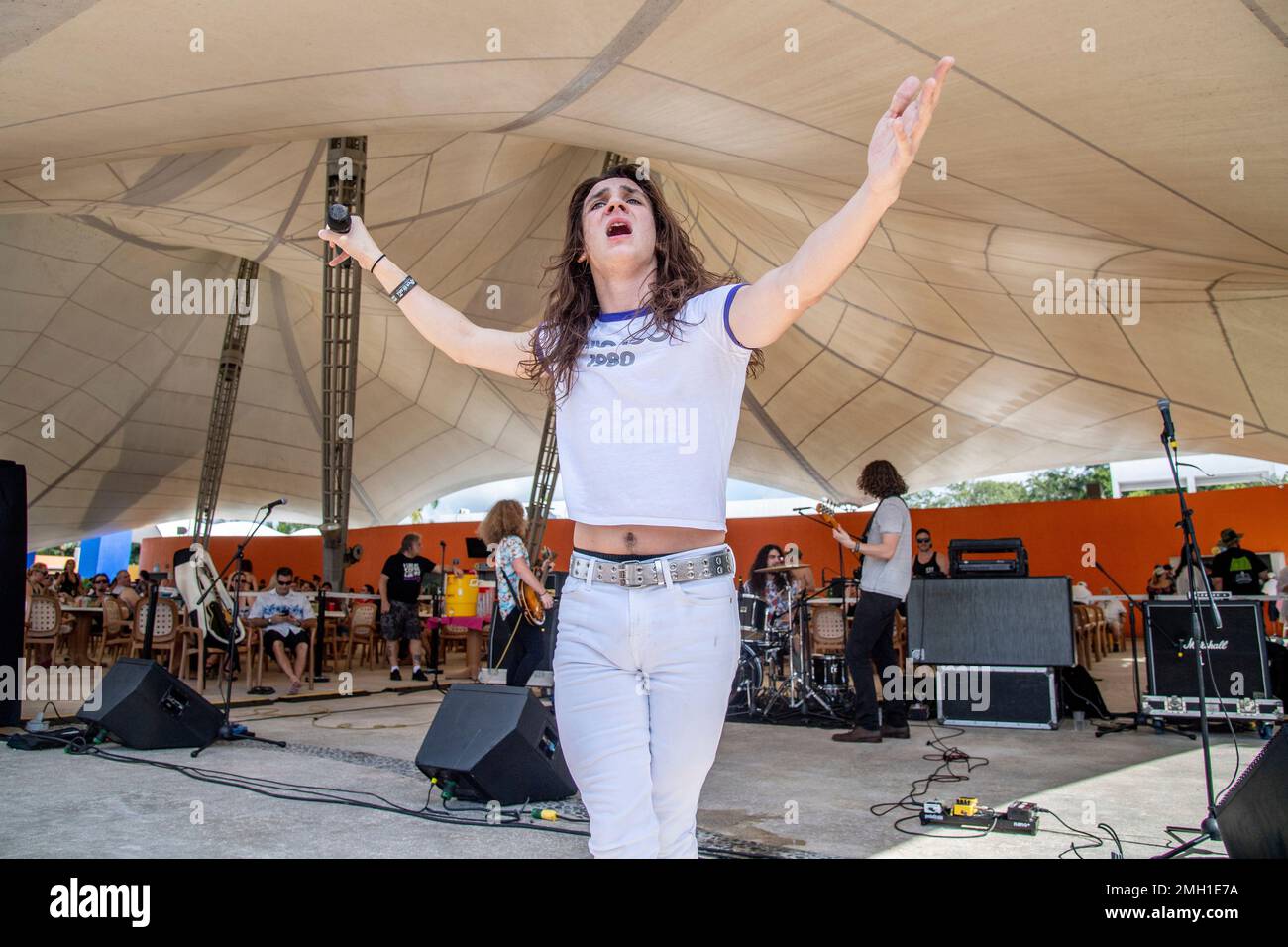 Nick Reese of Joyous Wolf is seen on board the Carnival Valor during ...