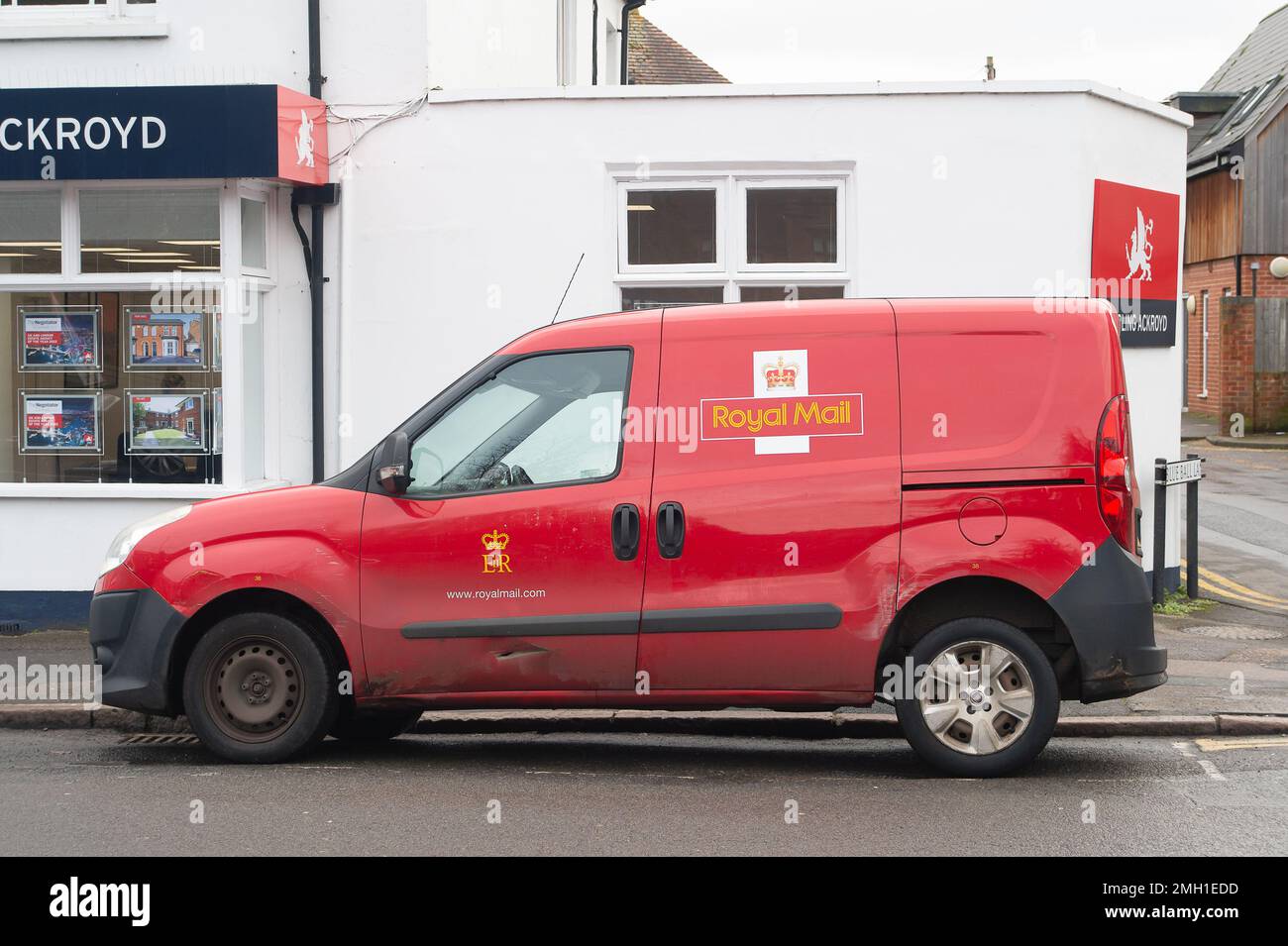 Egham, Surrey, UK. 26th January, 2023. A Royal Mail postal van in Egham ...
