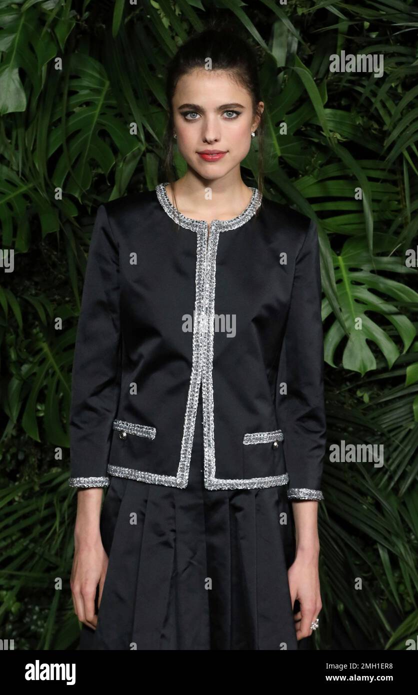 Margaret Qualley arrives at the 2020 Chanel Pre-Oscar Dinner at The Beverly Hills Hotel on ...