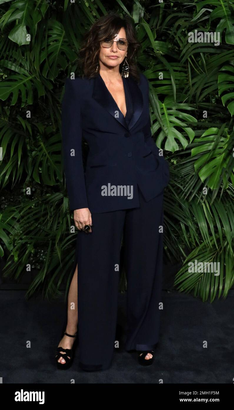 Gina Gershon arrives at the 2020 Chanel Pre-Oscar Dinner at The Beverly ...